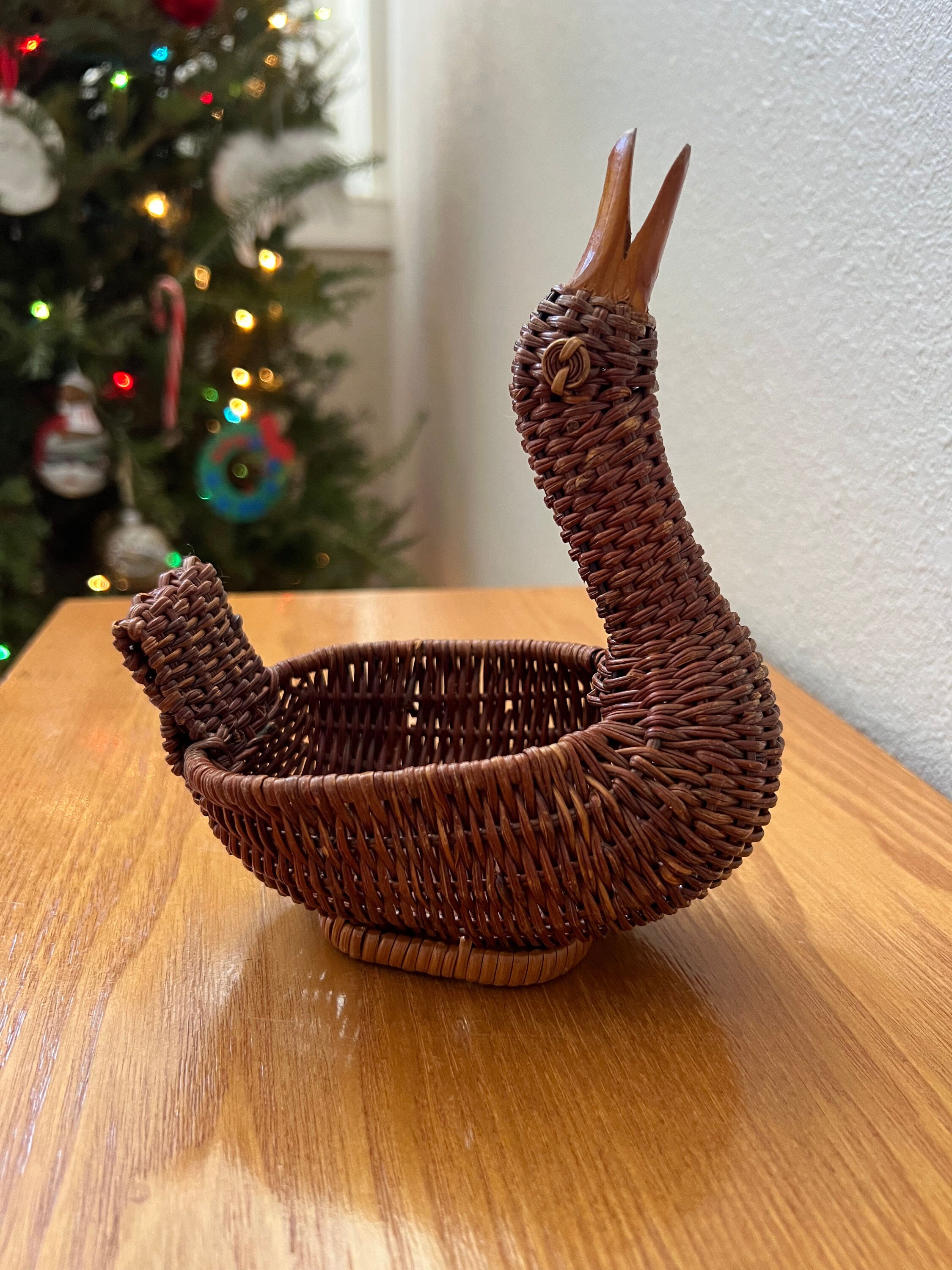 Duck Wicker Basket - Etsy