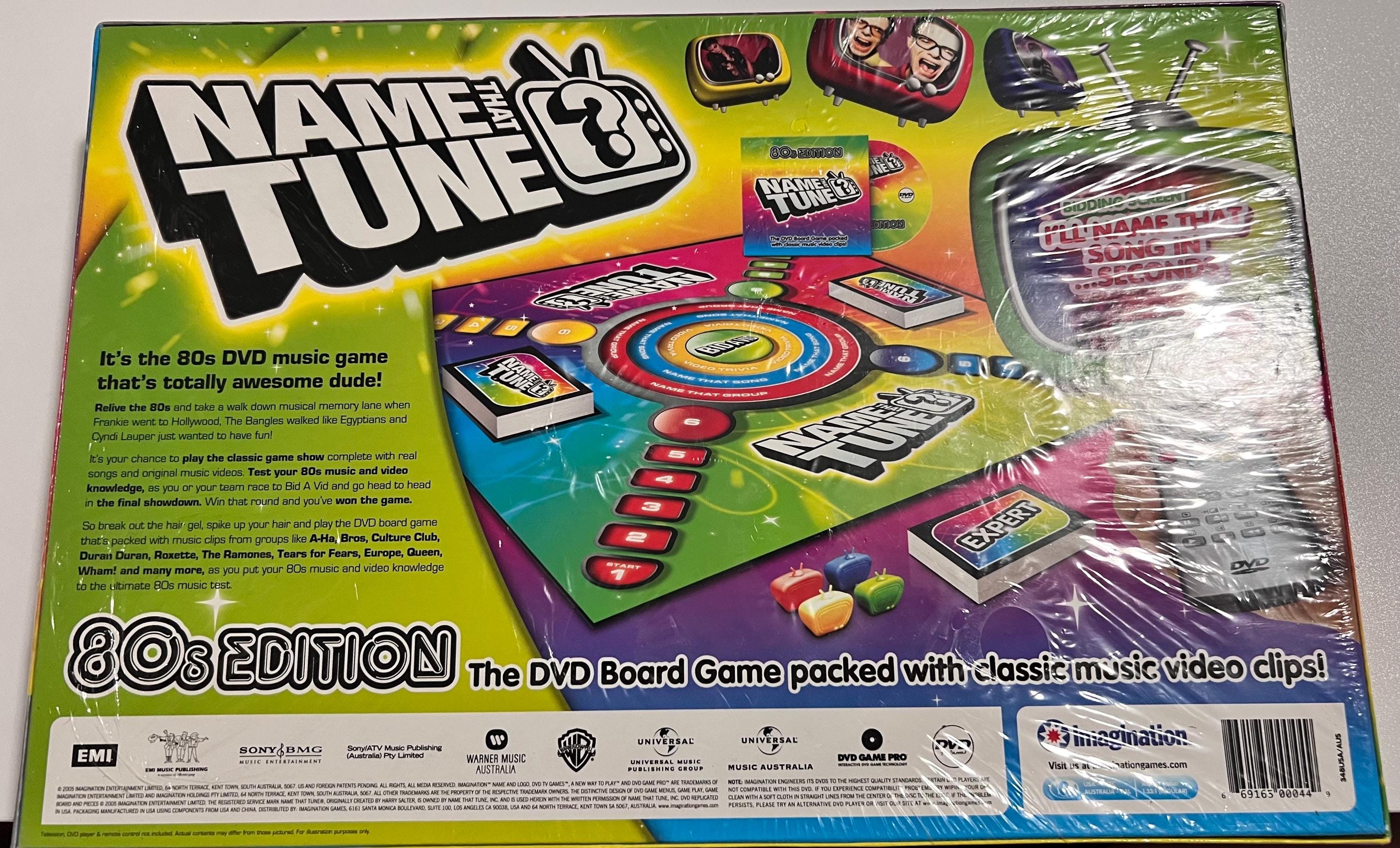 Name That Tune 80s Edition Game - Etsy