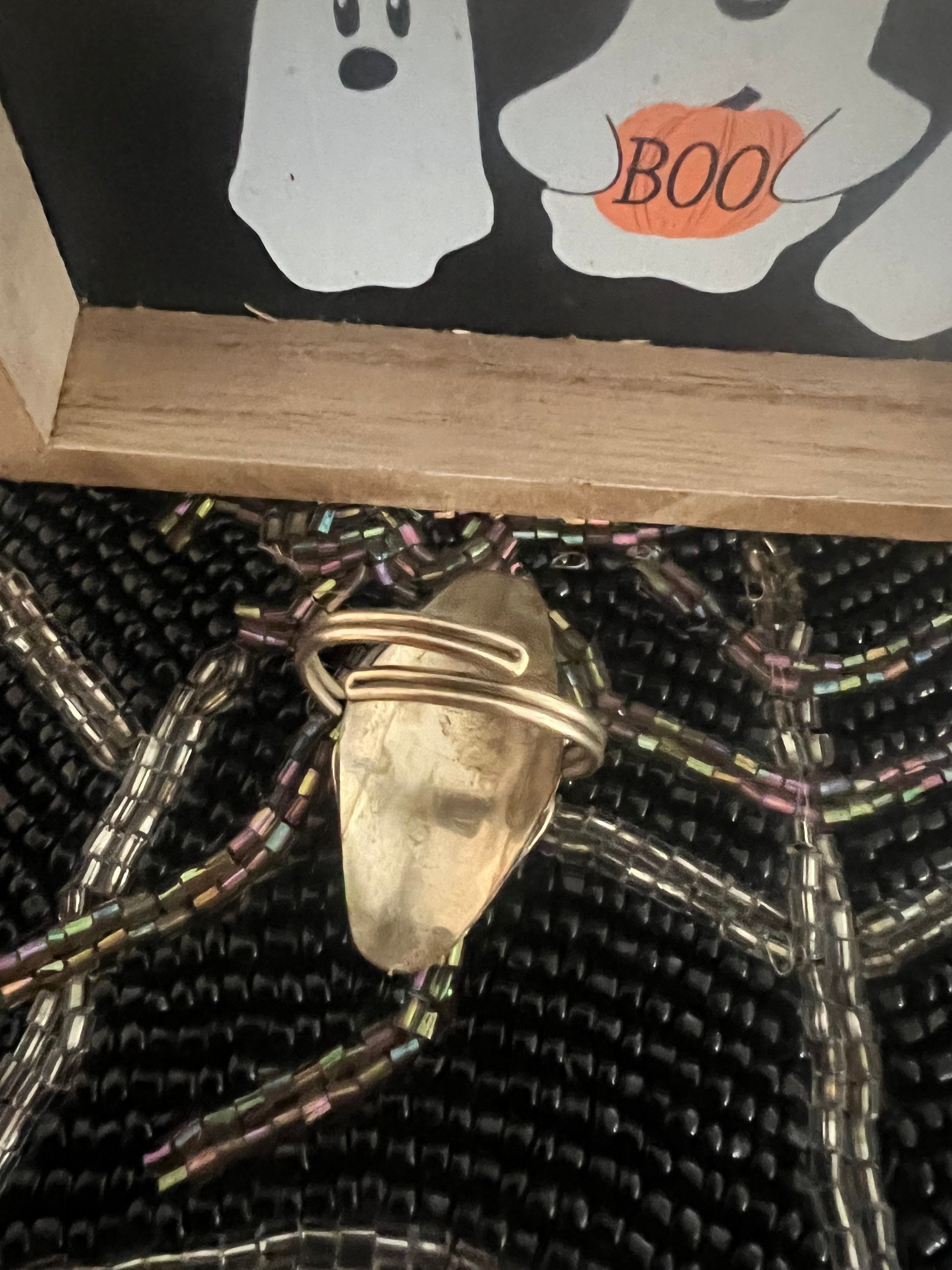 Gold Metal Ring With Black Oval Stone - Etsy