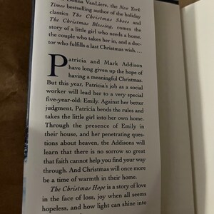 The Christmas Hope Novel - Etsy