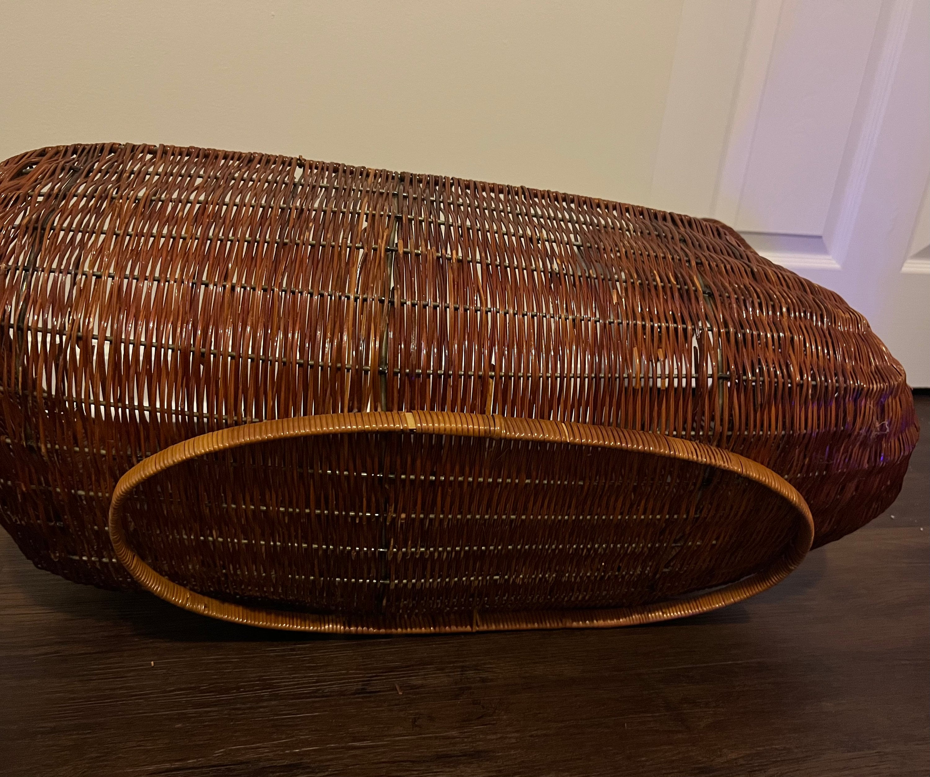 Extra Large Wicker Deer Basket - Etsy