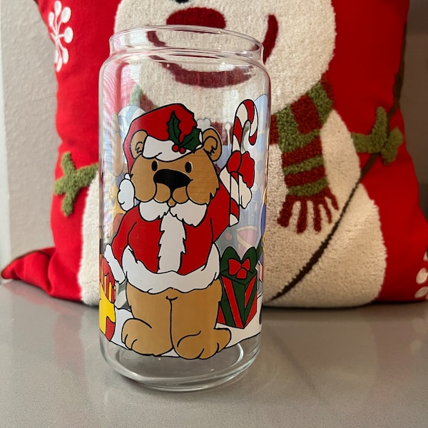 Glass Bear Jar Etsy
