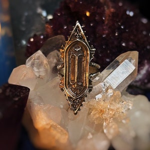 Sterling Silver Gothic Cathedral Ring or Pendant Made to Order - Etsy