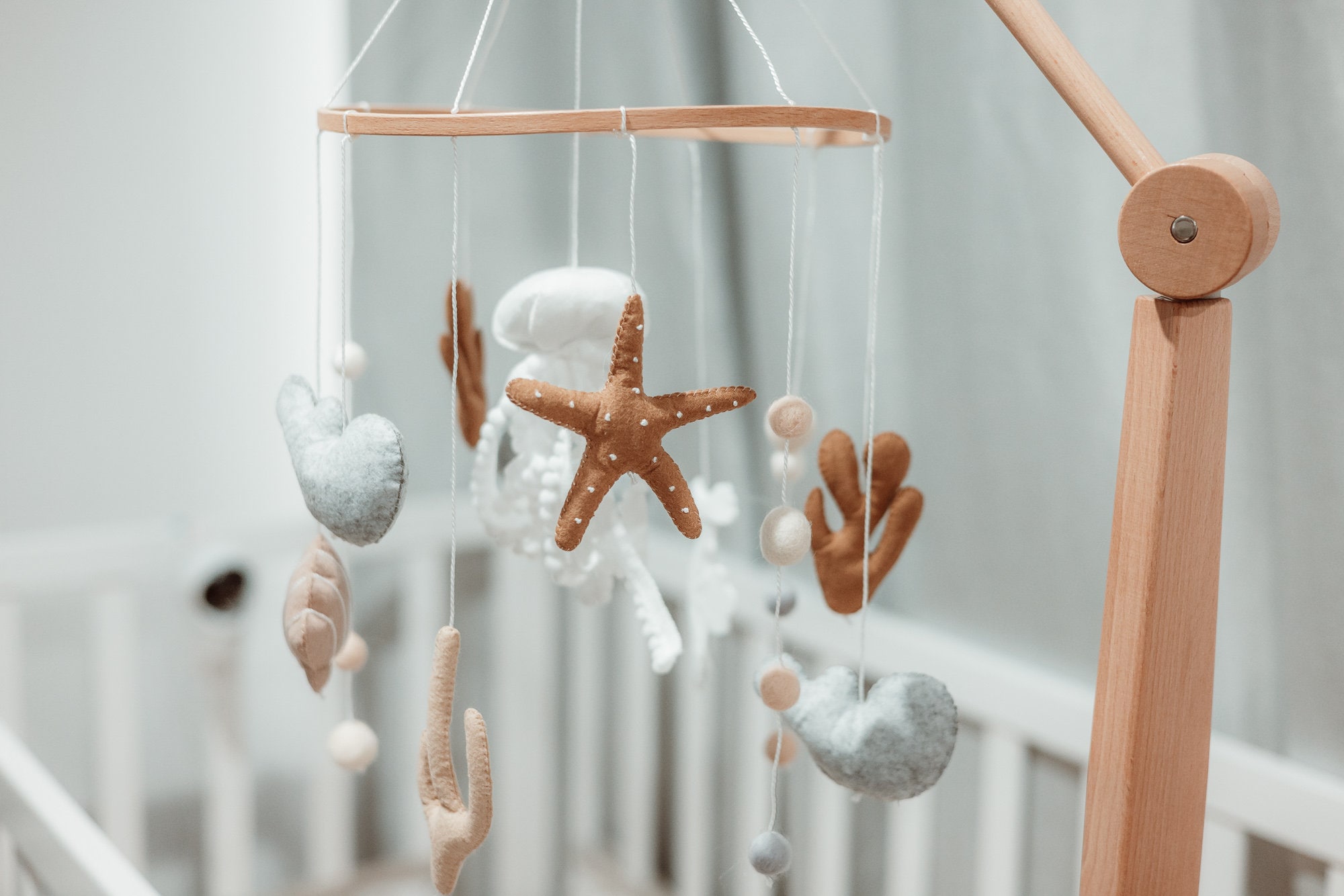 Baby Mobile Handmade Custom Name Ocean Mobile Shell Baby - Etsy Australia