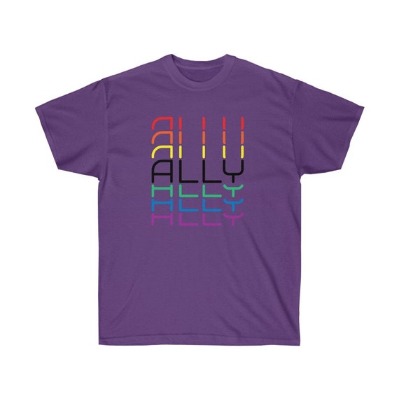 ALLY LGBTQIA PRIDE Proud Unisex Ultra Cotton Tee - Etsy