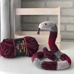 Crochet Pattern Snake PDF Tutorial - Amigurumi Snake - Crochet Pattern ...
