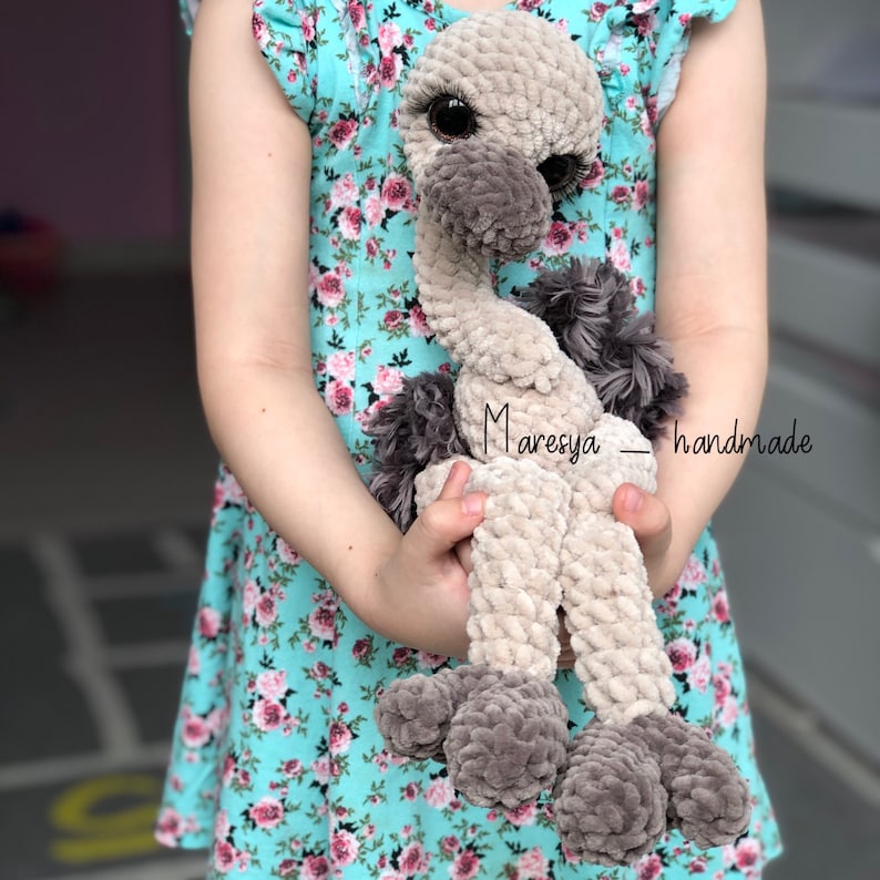 Crochet Pattern Ostrich PDF Tutorial Amigurumi Ostrich - Etsy