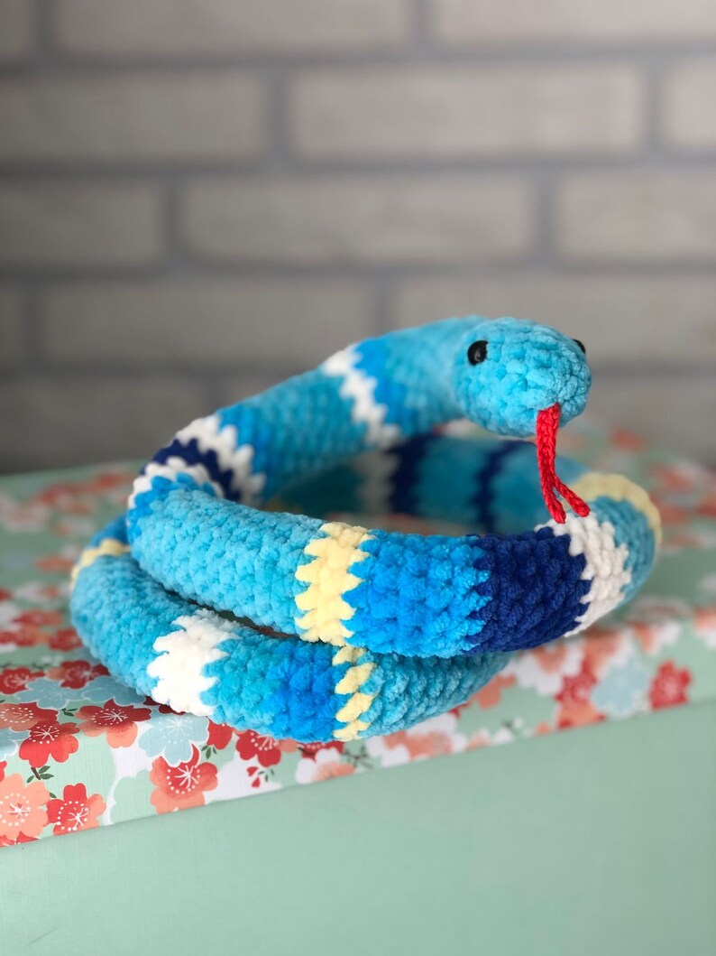 Crochet Pattern Snake and Cobra SET 2 in 1 PDF Tutorial - Etsy