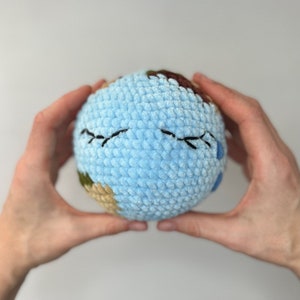Crochet Pattern Globe, World, Planet Earth PDF Tutorial - Amigurumi ...