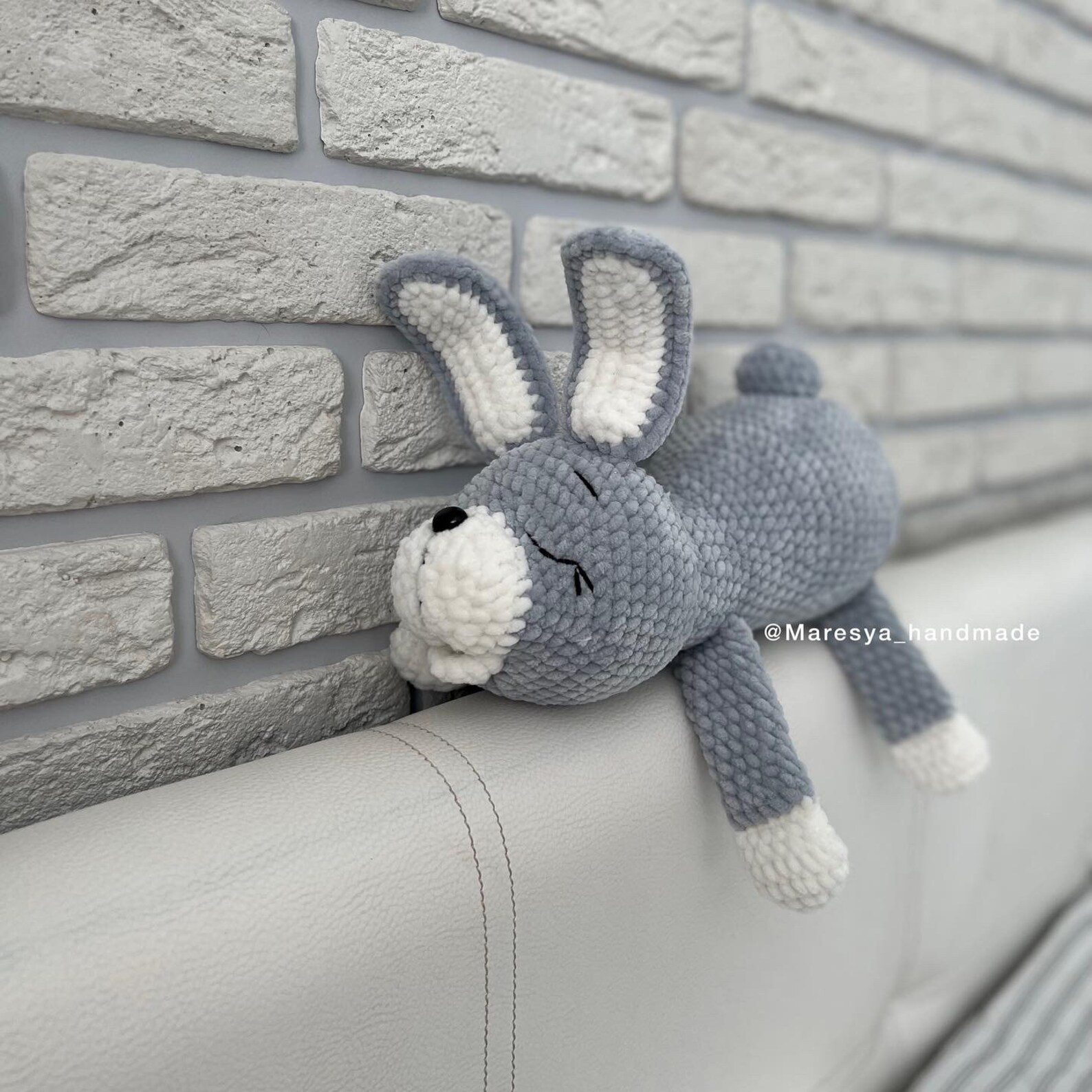 Crochet Pattern BUNNY Sleeping PDF Tutorial Amigurumi Bunny - Etsy