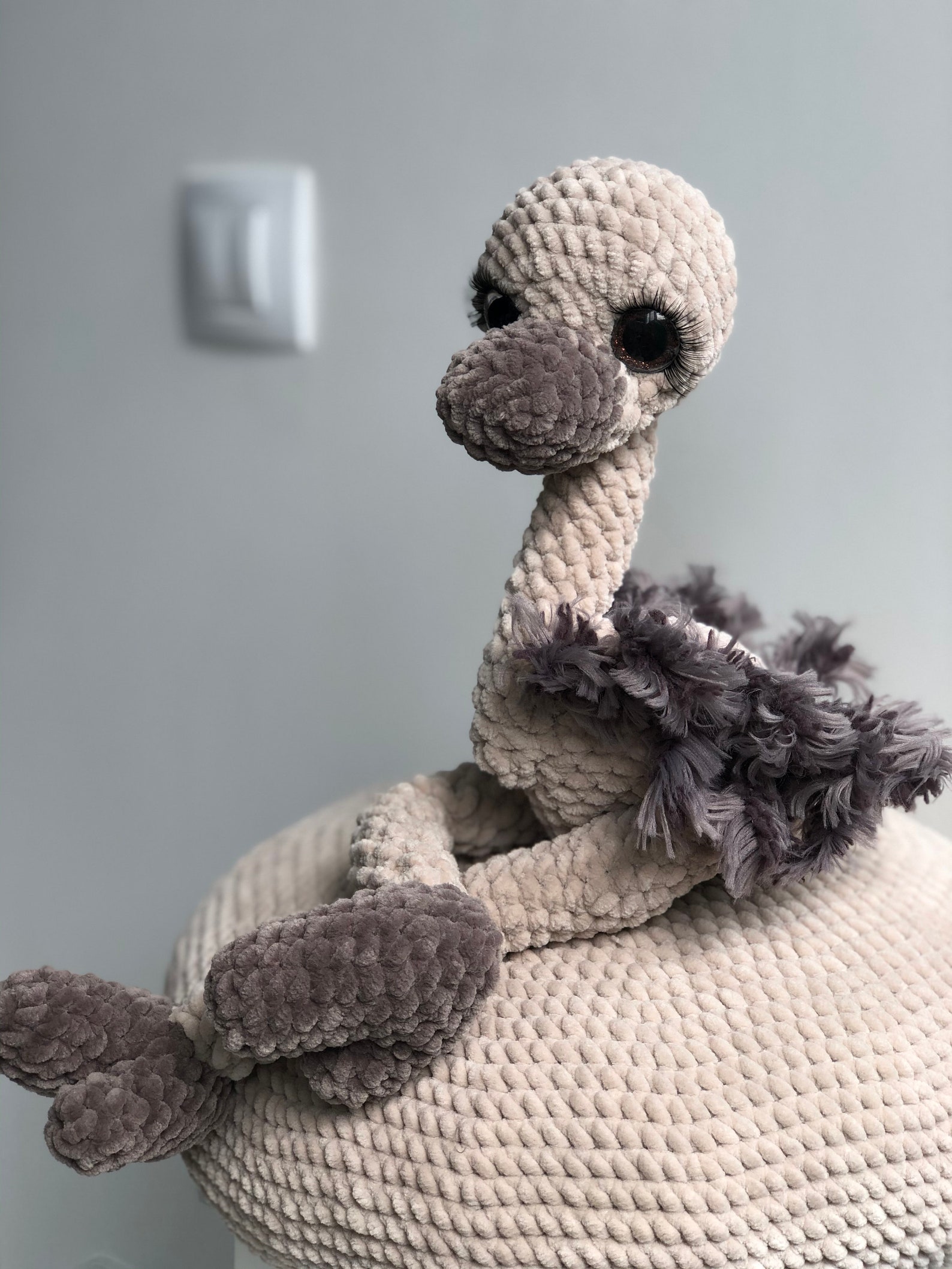 Crochet Pattern Ostrich PDF Tutorial - Amigurumi Ostrich - Crochet ...