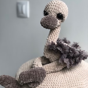 Crochet Pattern Ostrich PDF Tutorial - Amigurumi Ostrich - Crochet ...