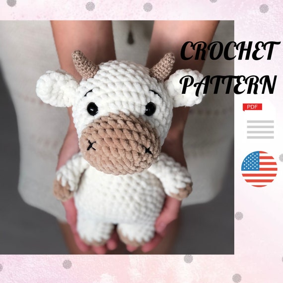 Crochet Pattern Little Bull PDF Tutorial Amigurumi Bull - Etsy