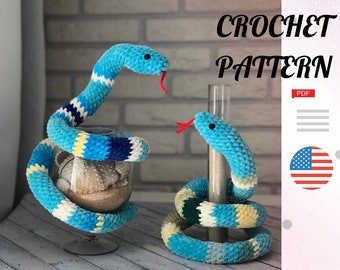 Crochet Snake Amigurumi - Etsy