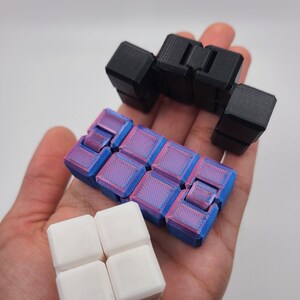 Infinity Folding Cube Fidget Toy | EDC Small Silent Quiet Fidget for ...