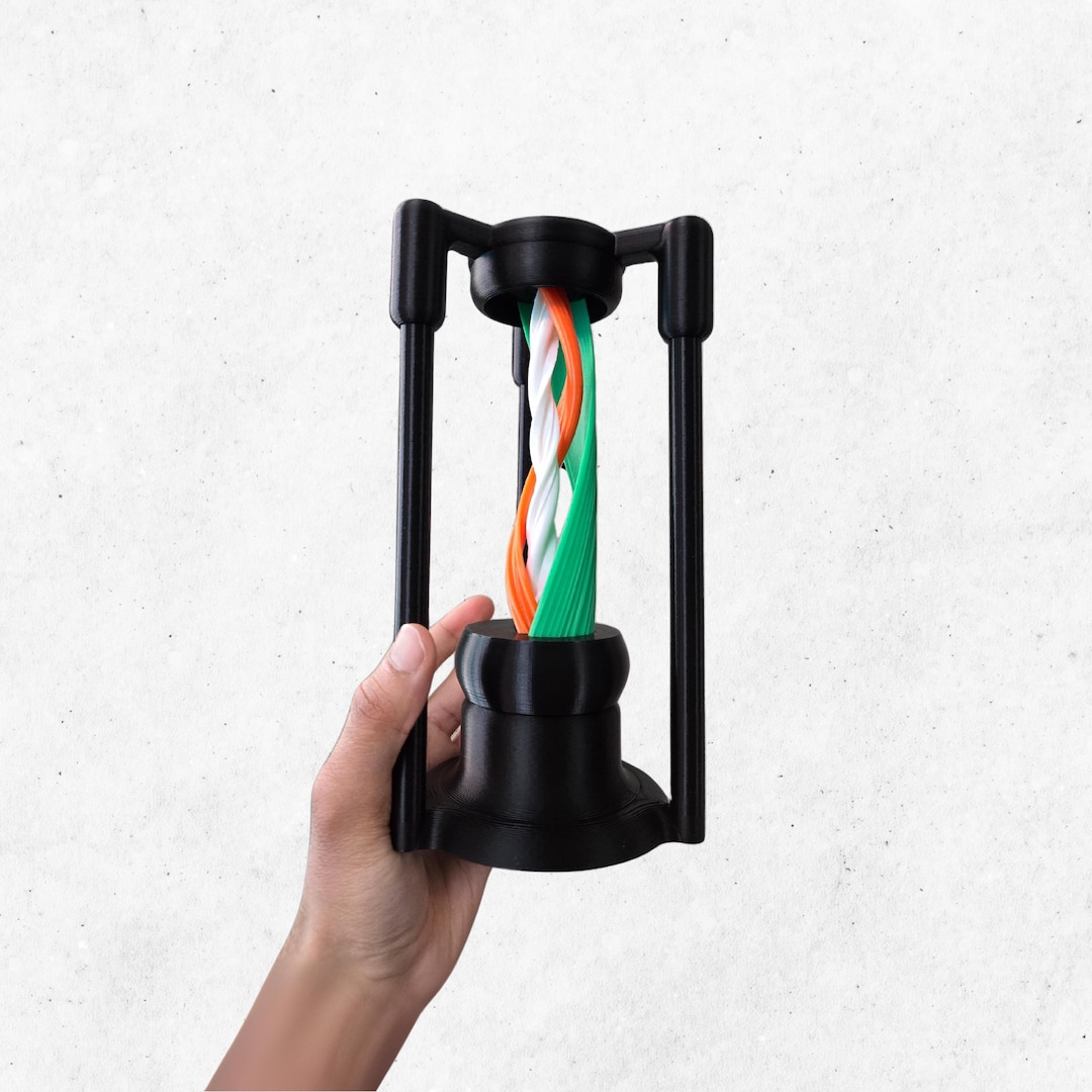 Tri-color Magic Portal Desk Toy | Infinity Spiral Screw | Optical ...