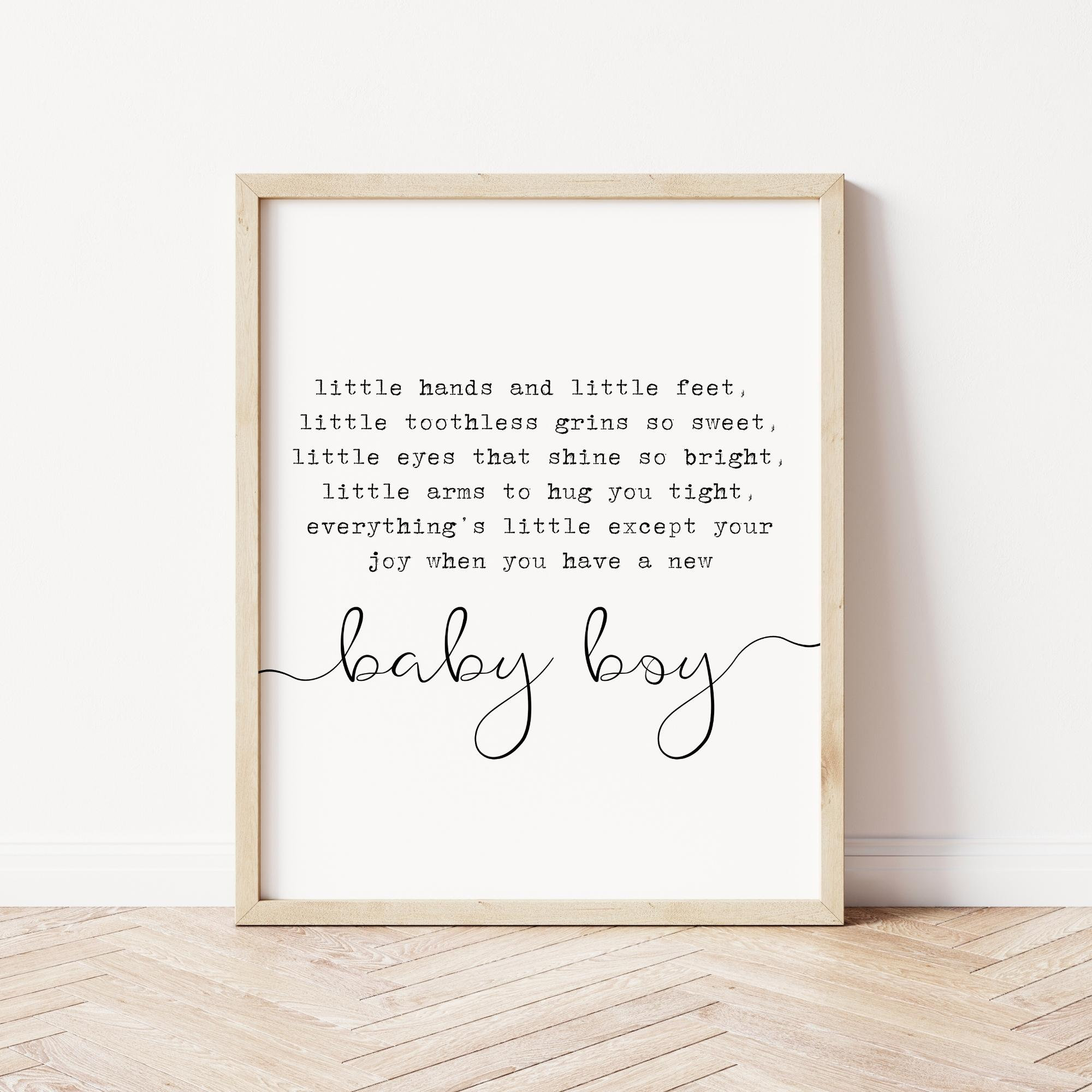 Baby Boy Feet Quotes