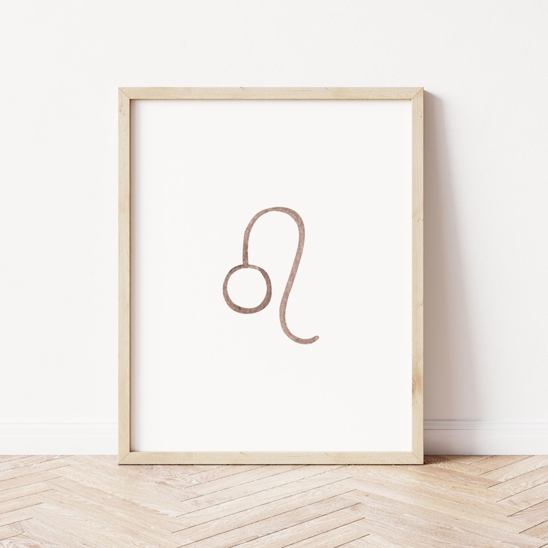 My Little Leo Print, Zodiac Nursery Print, Set of 3, Digital Download ...
