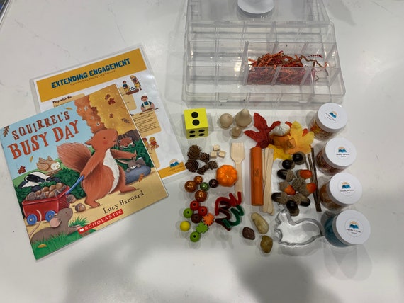 Squirrels Busy Day Literacy Sensory Box - Etsy