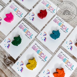 Back to School Unicorn Crayons | Class Crayon-class Gifts | Party ...