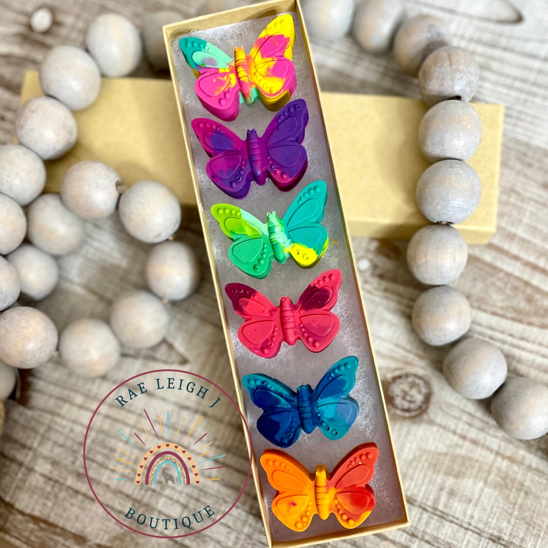 Butterfly Crayons | Stocking Stuffer | Kids Gift | Kids Christmas ...