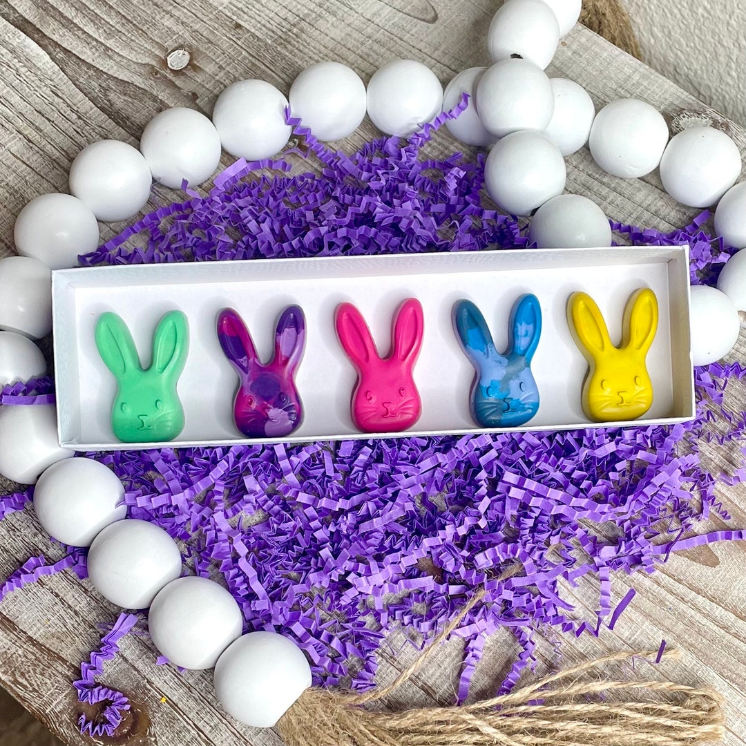 Easter Bunny Crayons | Easter Gift | Kids Easter | Easter Basket ...
