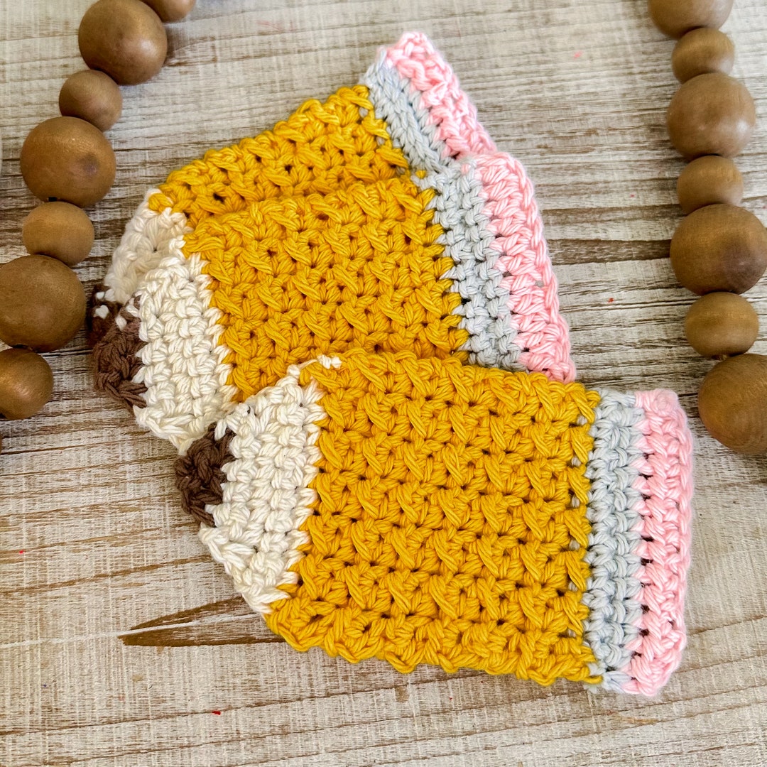 Pencil Coasters | Back to School Gifts | Gifts for Teachers - Etsy