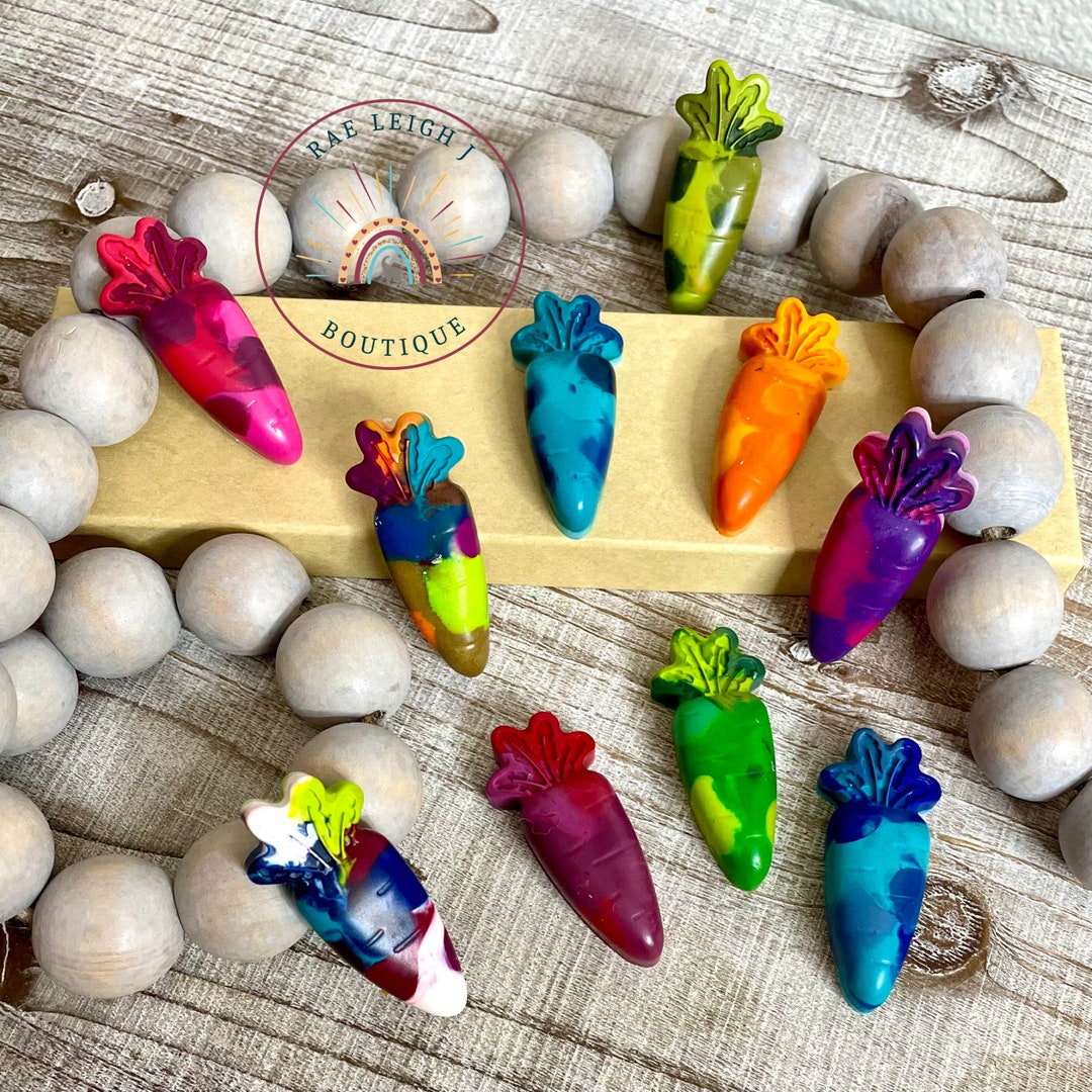 Easter Carrot Crayon Set | Easter Gift | Kids Easter | Easter Basket ...