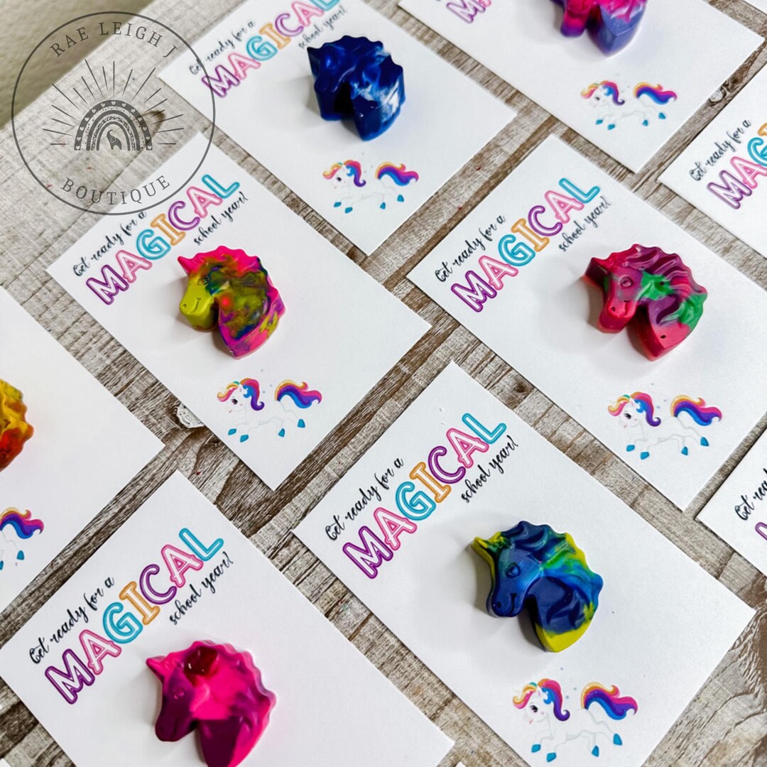 Back to School Unicorn Crayons | Class Crayon-class Gifts | Party ...