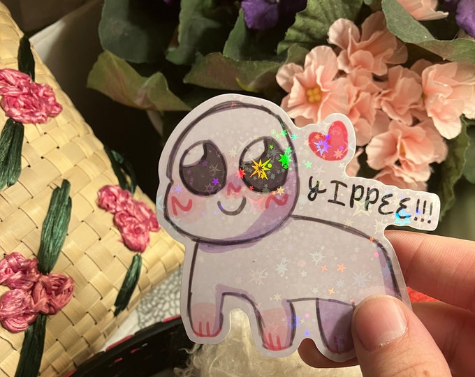 TBH Creature YIPPEE Holographic Sticker - Etsy