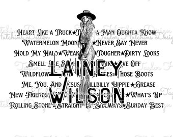 Lainey Wilson Shirt Png Sublimation Decal Stickers Hillbilly - Etsy