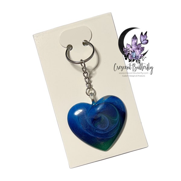 Heart Keychain - Etsy
