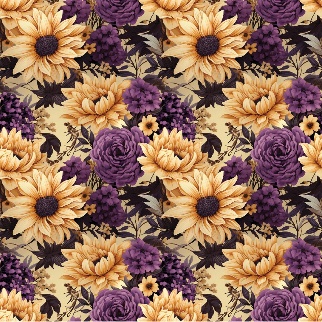 Sunflower Vintage 5 Printed Vinyl Sheets/tumbler Wrap - Etsy