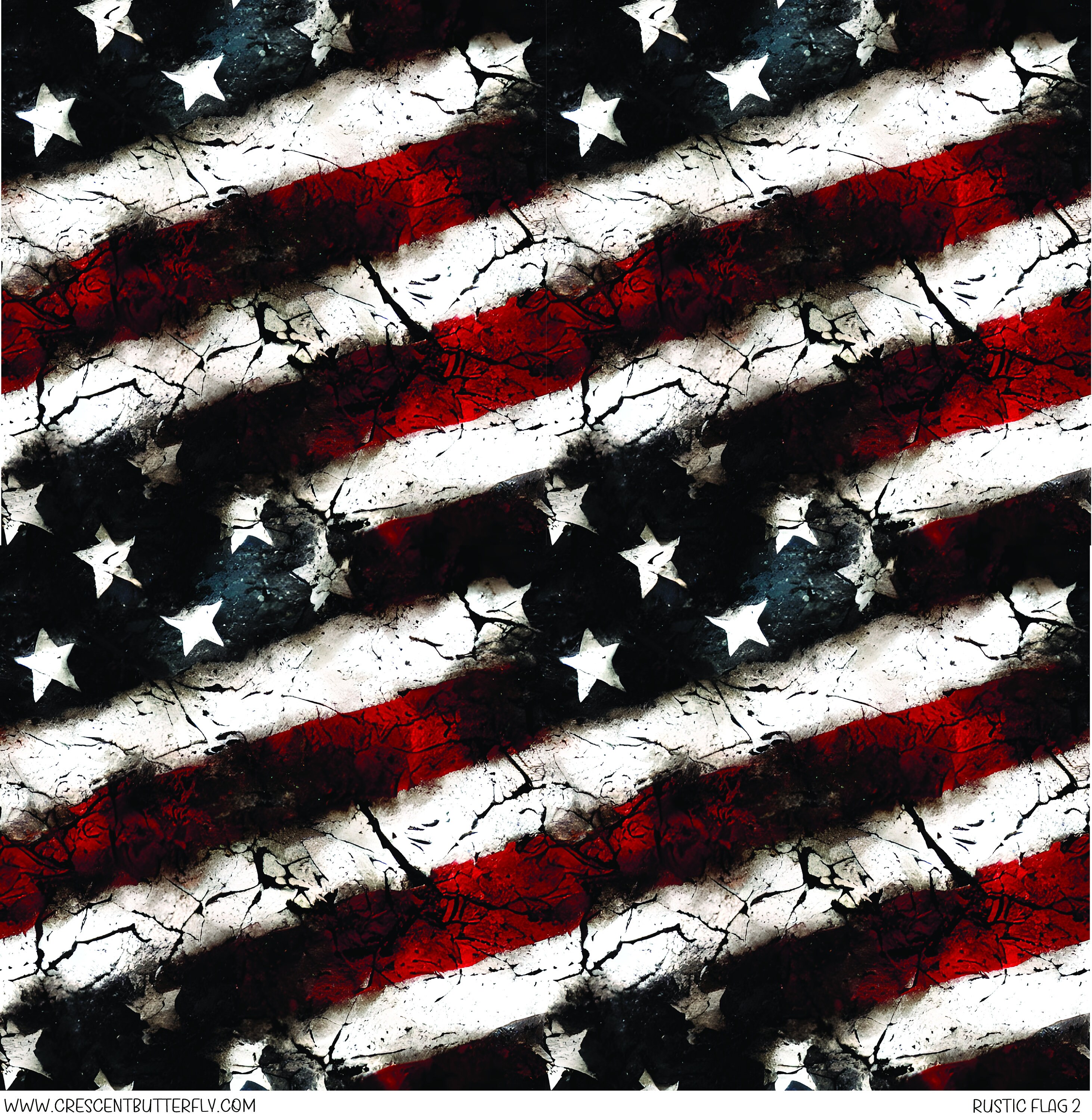 Rustic Flag 2 Printed Vinyl Sheets/tumbler Wrap - Etsy