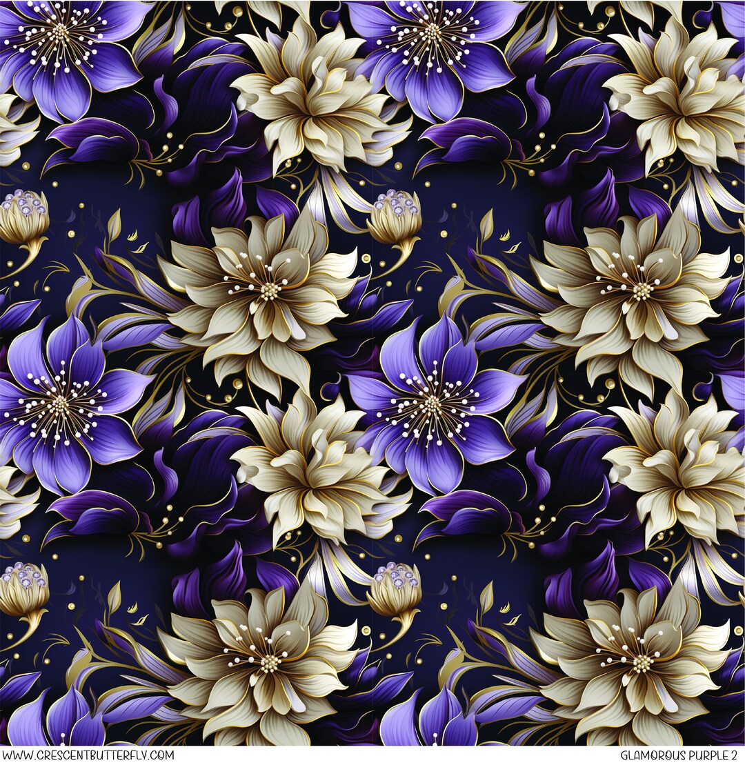 Glamorous Purple 2 Printed Vinyl Sheets/tumbler Wrap - Etsy