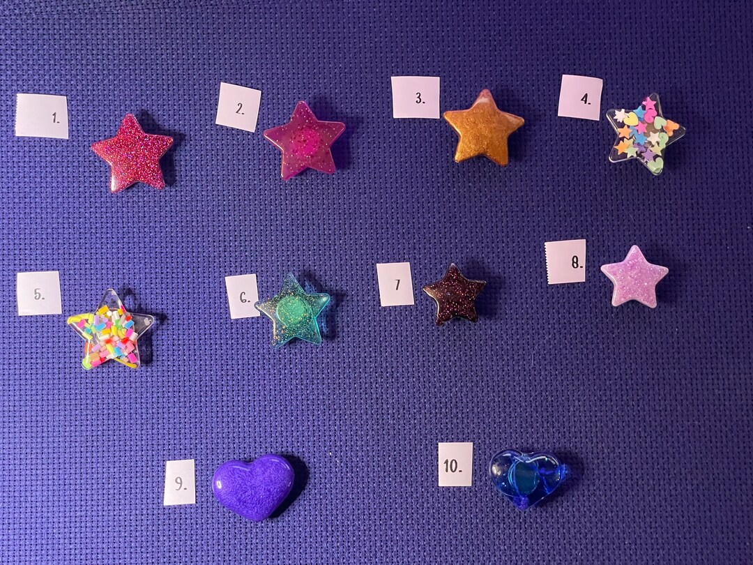 Resin Needle Minders/needle Keepers (various Shapes & Colors) - Etsy