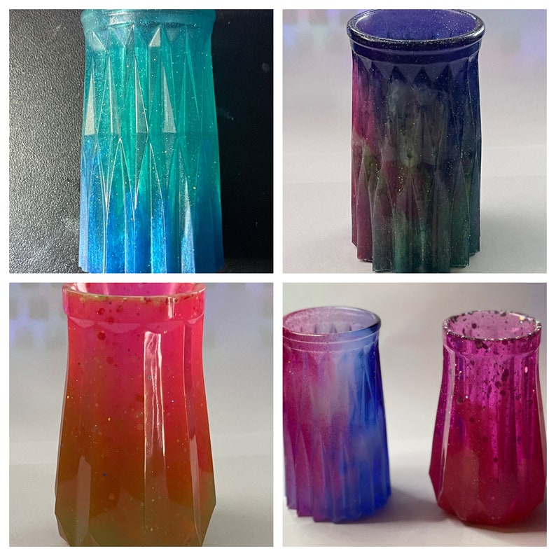 Resin Vases - Various Colors and Styles - Etsy