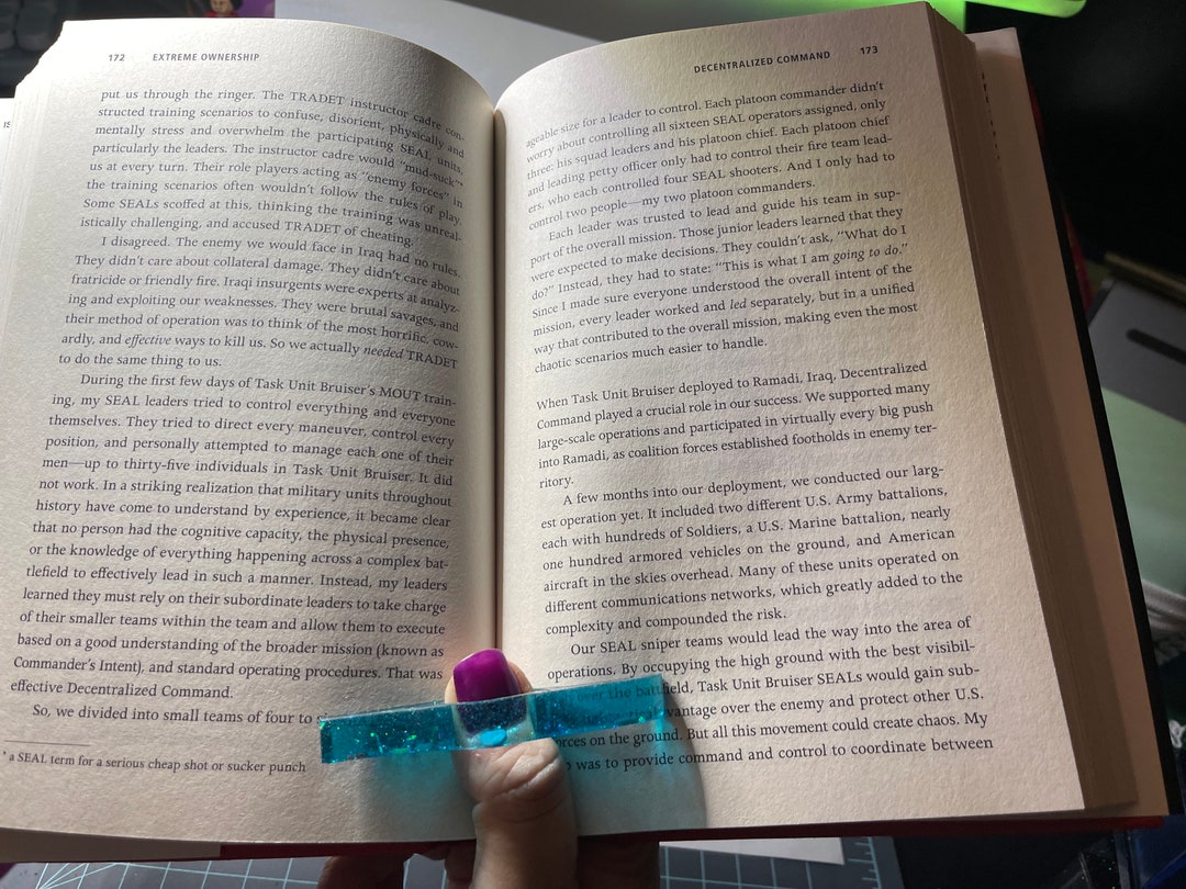 Resin Book Page Holder (various Shapes and Colors) - Etsy