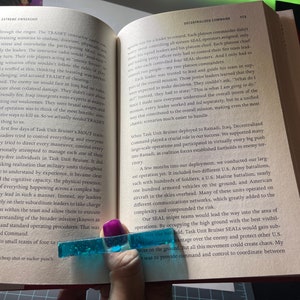 Resin Book Page Holder (various Shapes and Colors) - Etsy