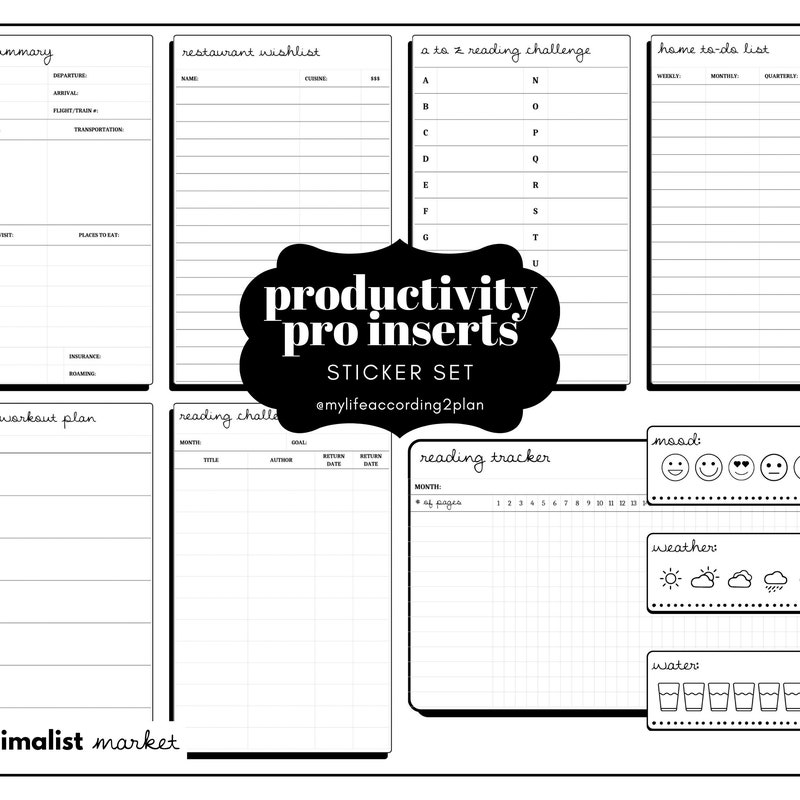 Bujo Stickers - Etsy