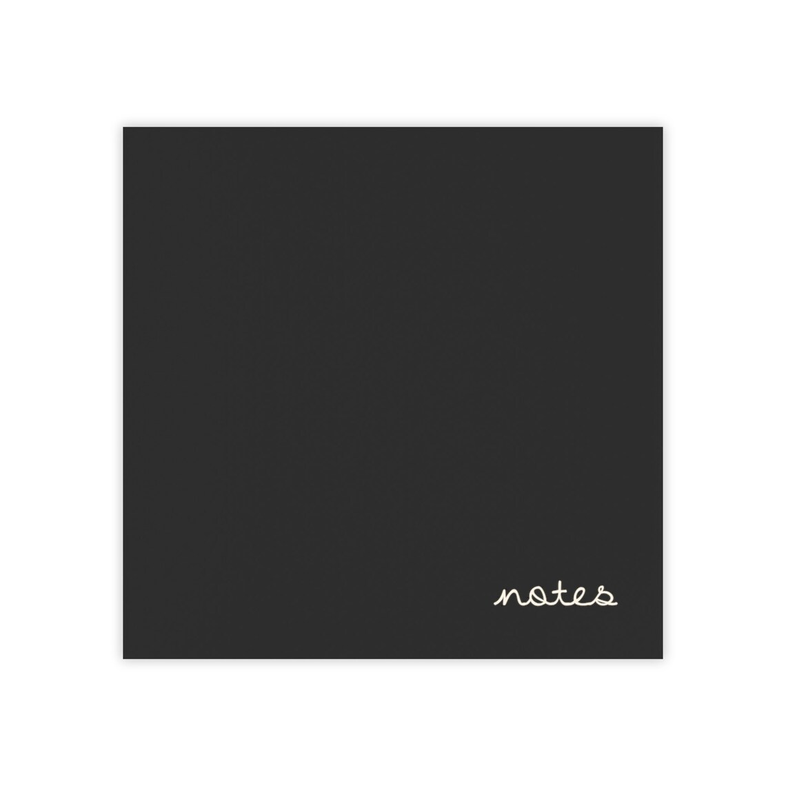 Minimalist Notes Post-it Note Pads, Black & White Sticky Notes - Etsy