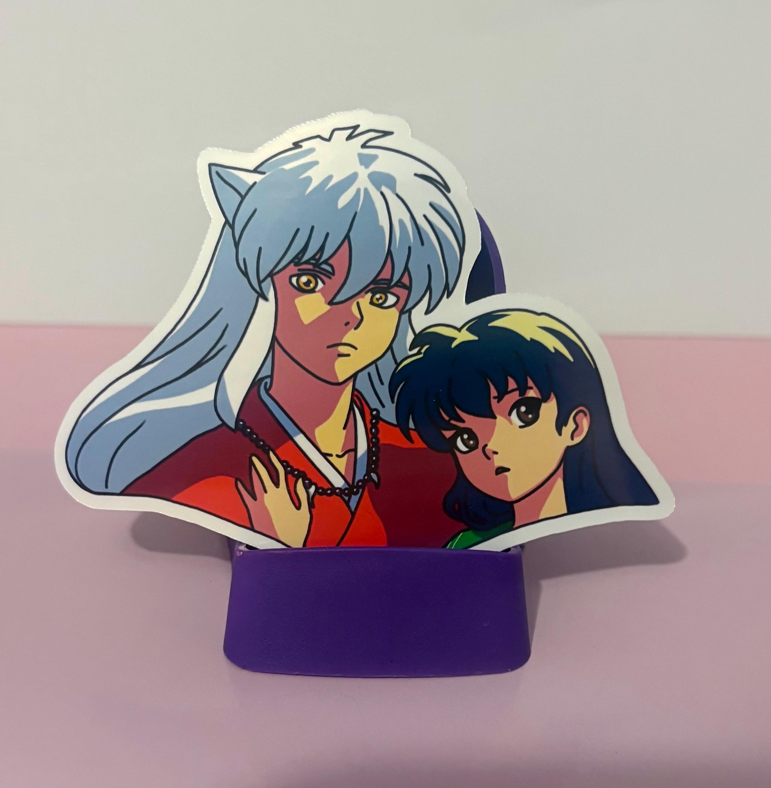 Inuyasha Waterproof Vinyl Sticker | Water Bottle Sticker | Laptop Sticker | Phone Sticker ...