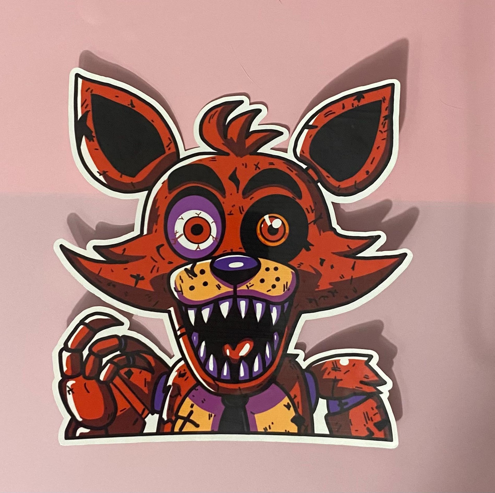 Foxy Sticker Five Nights at Freddy's FNAF Decal Cute Gaming Car Decal ...