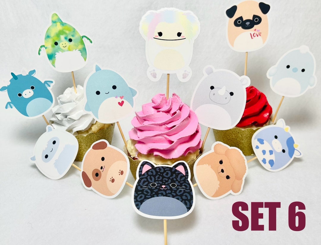 Squishmallow Cupcakes Toppers / Cupcakes Toppers / Squishmallow ...
