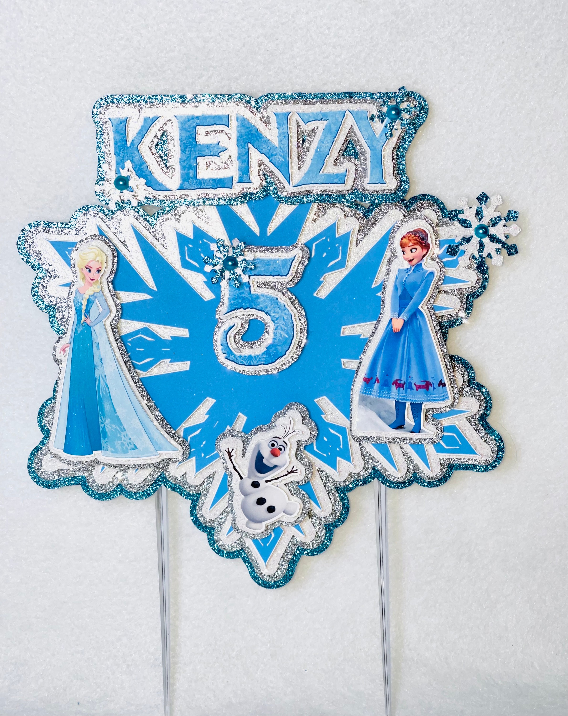 Frozen Cake Topper / Cupcakes Toppers /frozen Birthday / Froze Party - Etsy