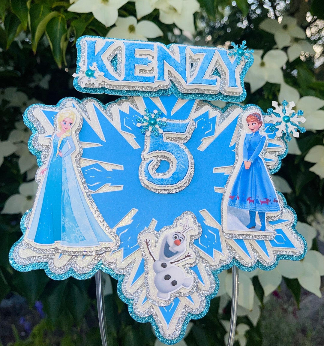 Frozen Cake Topper / Cupcakes Toppers /frozen Birthday / Froze Party - Etsy