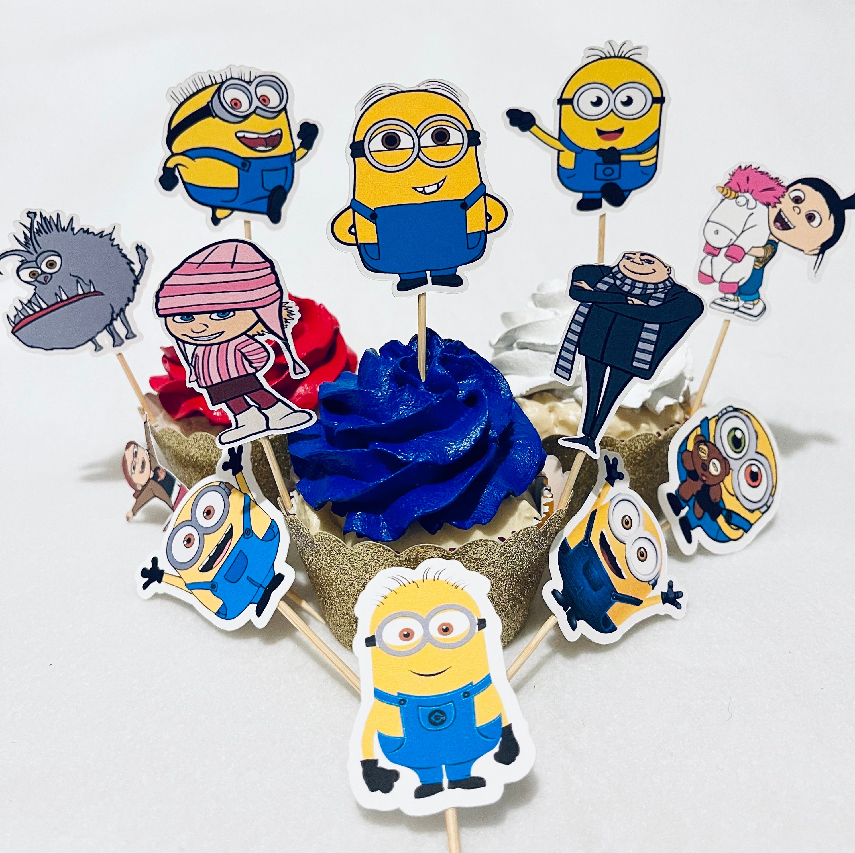 Minions Cupcakes Toppers / Cupcakes Toppers / Minions Birthday ...