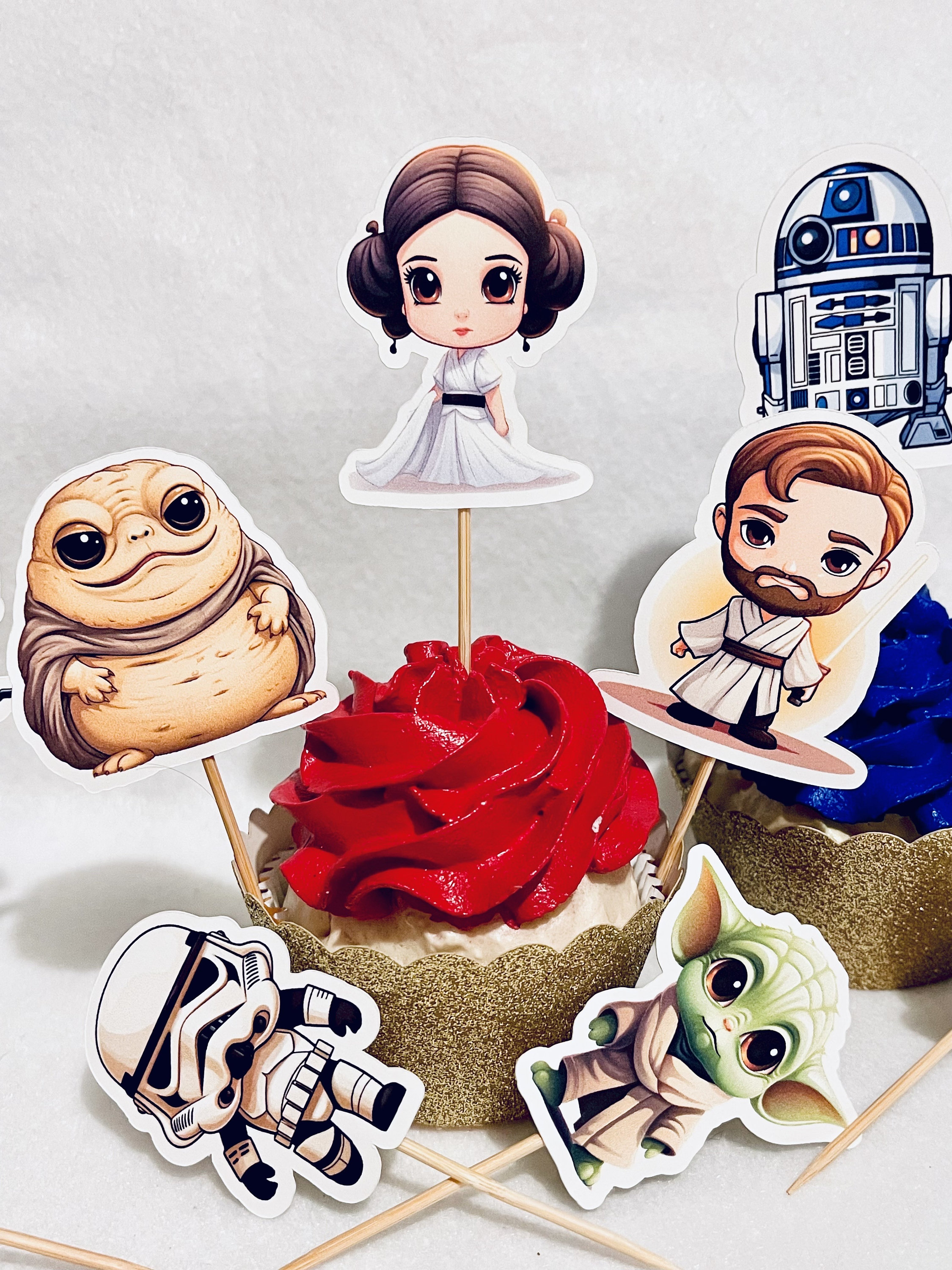 Star Wars Cupcakes Toppers / Cupcakes Toppers / Star Wars Birthday ...