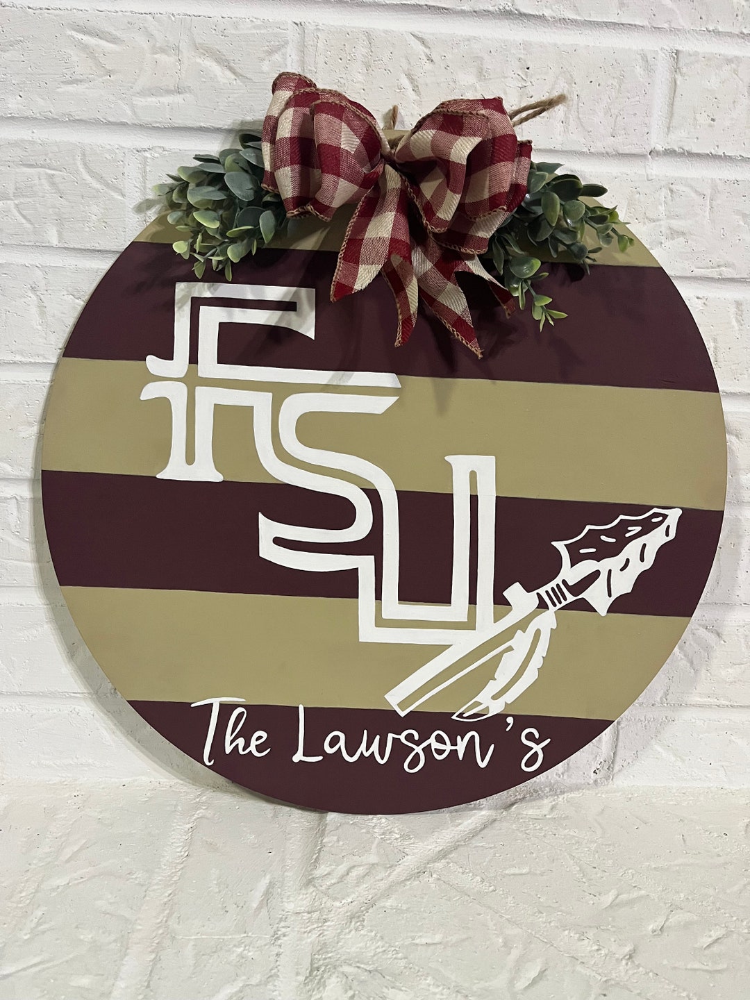 FSU Door Hanger - Etsy