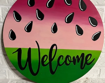 Welcome Watermelon 2 18 In - Etsy Canada